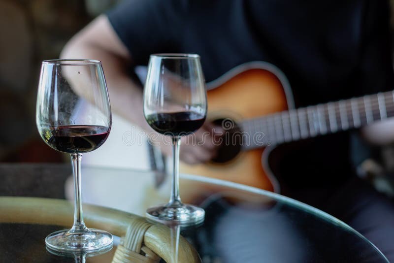 Wine and music stock photo. Image of beautiful, perform - 12127746