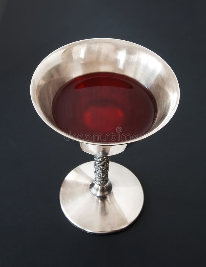 Silver wine chalice stock image. Image of gray, isolated - 2043251