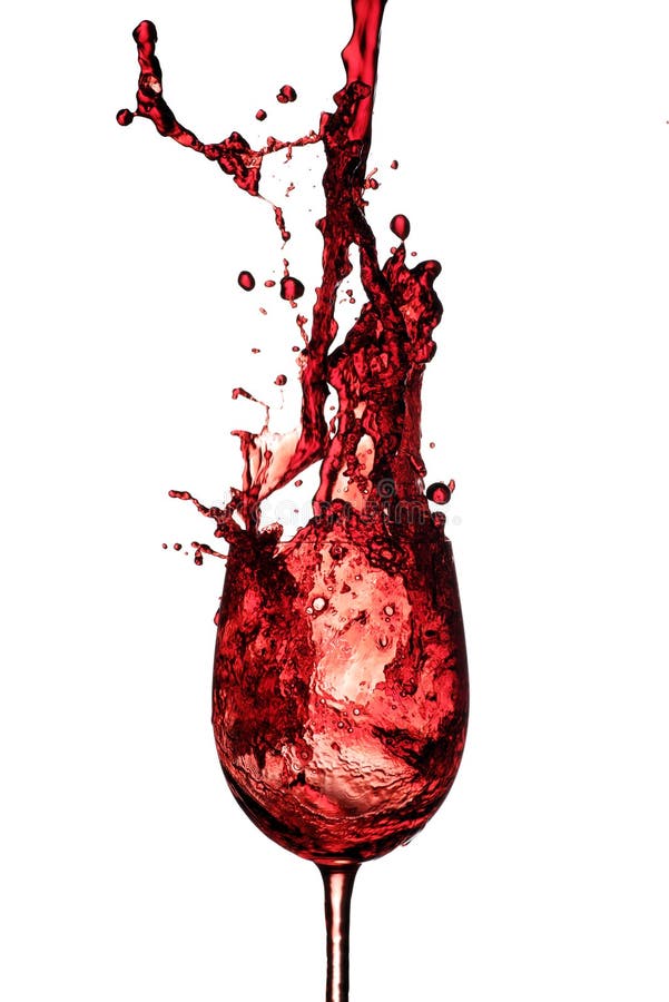 A splash of wine in glass stock photo. Image of beverage - 17850498