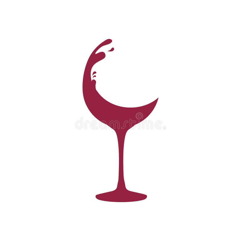 Red wine splash stock vector. Illustration of flyer - 128220602