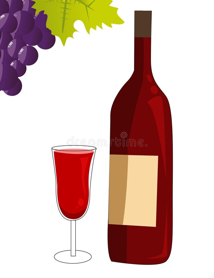 Red wine vector stock vector. Illustration of winery - 27506483