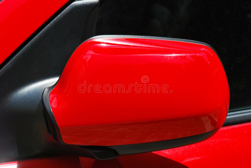 Red Wing Mirror stock image. Image of driver, blind, highway - 29062489