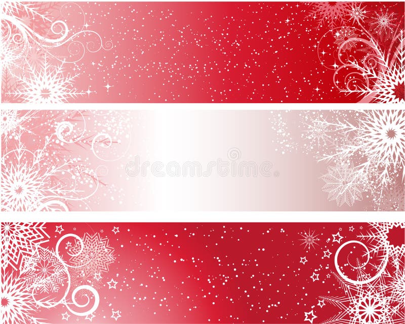 Winter banners stock vector. Illustration of weather - 16613861