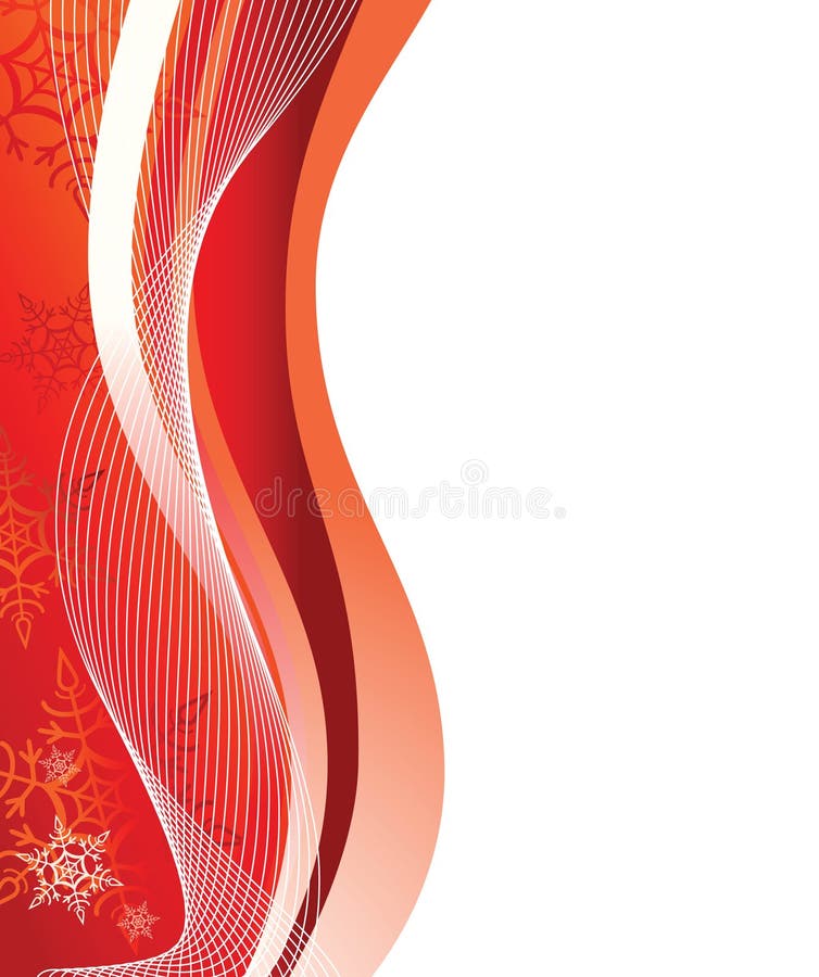 Decorative Xmas Page Border Stock Illustration - Illustration of single ...
