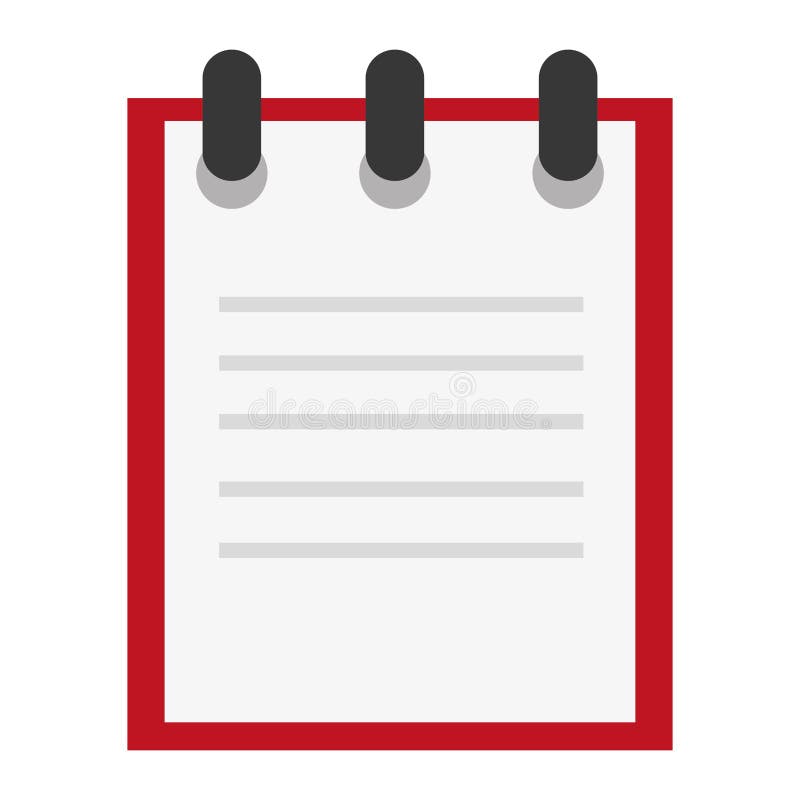 Red Wired Notebook Illustration Stock Illustrations – 16 Red Wired ...