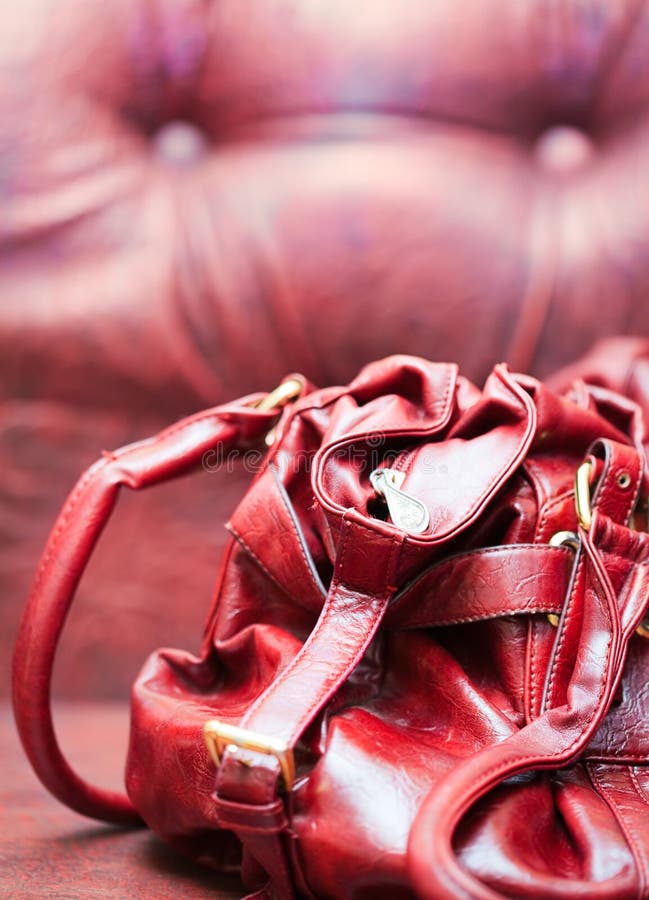 Red woman bag stock image. Image of objects, elegant - 17235617