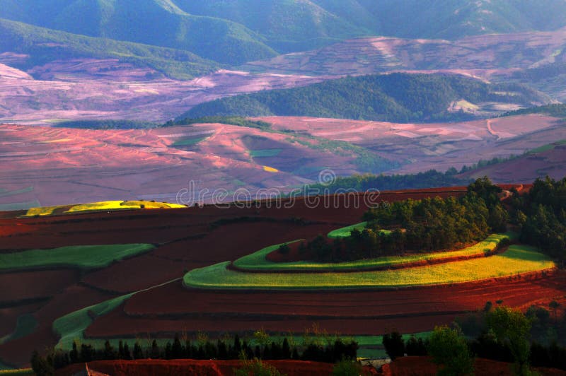 Red land stock image. Image of gravel, clear, landscape - 9654213