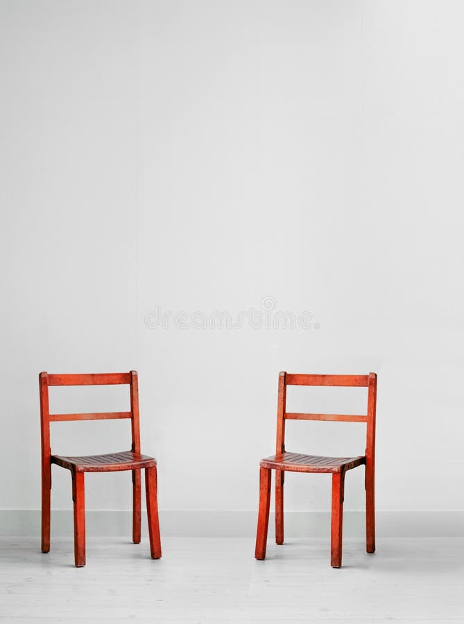 Red wooden chairs stock photo. Image of seat, dining - 21087486
