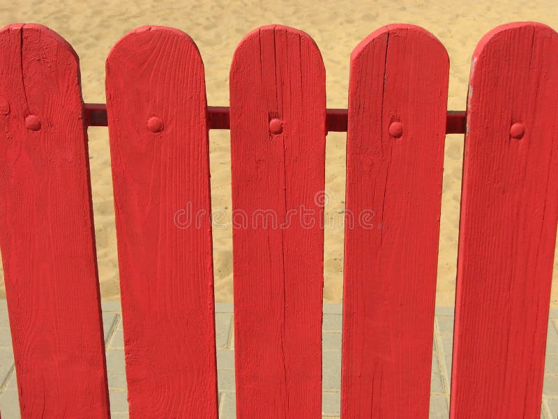 Red wooden fence stock photo. Image of screws, planks - 57841366
