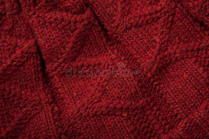 Red wool sweater stock image. Image of closeup, texture - 85337611