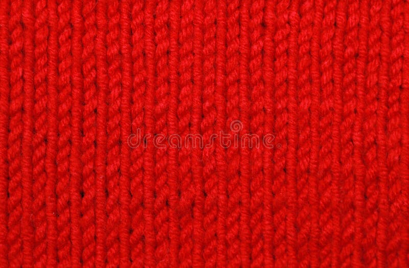 Red woolen texture stock image. Image of knitting, macro - 30521877