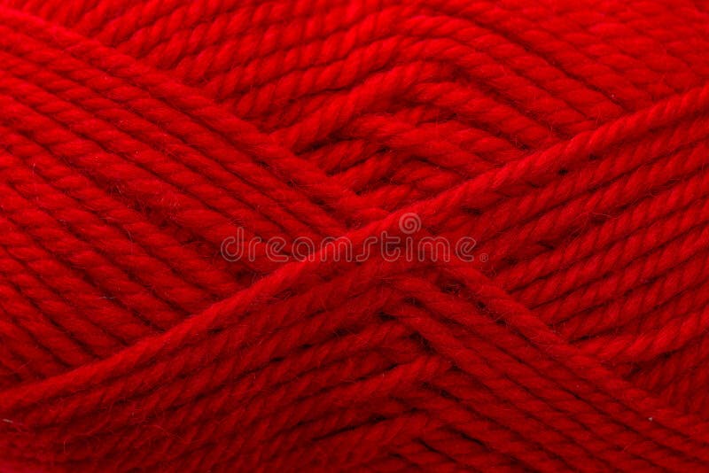 Red Woolen Thread and Place Stock Image - Image of clew, colorful: 73403641