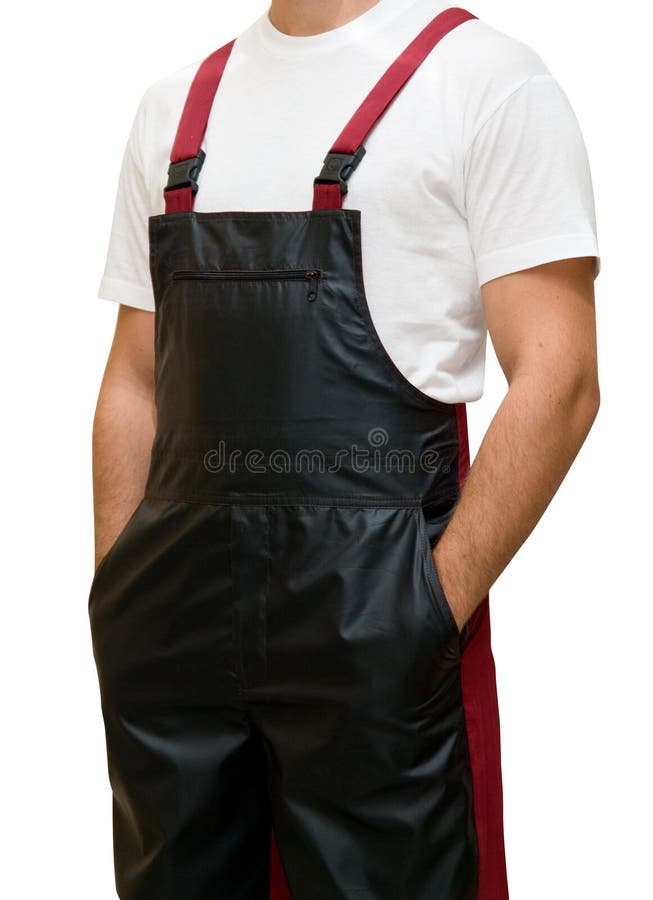 Red Work uniform stock image. Image of factory, collar - 10508951