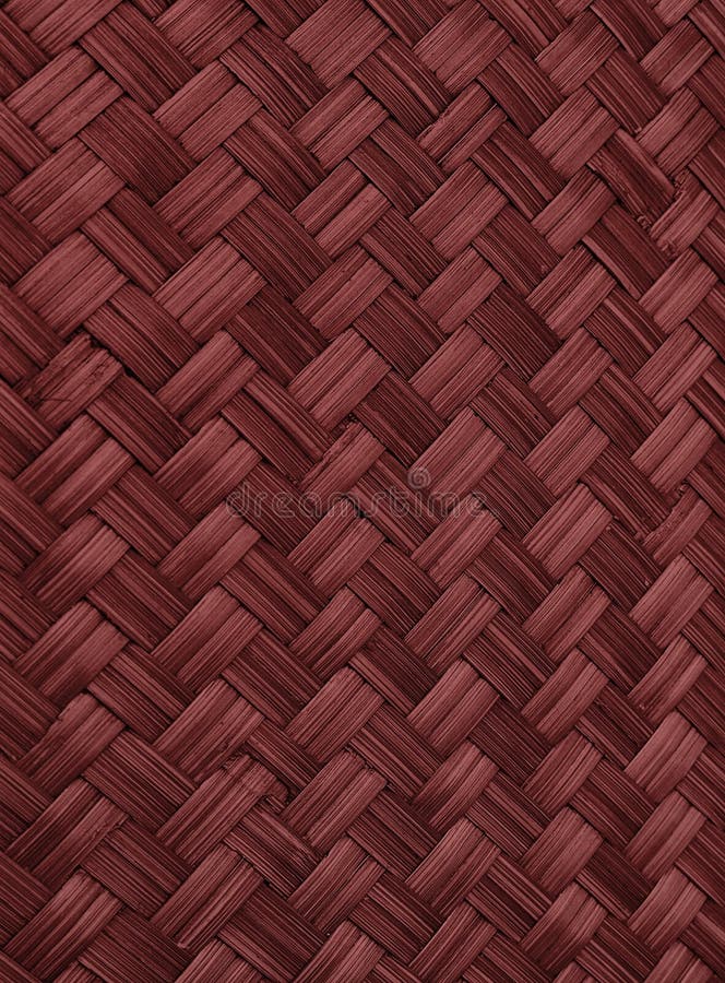 Red woven bamboo pattern stock photo. Image of reed - 191780258