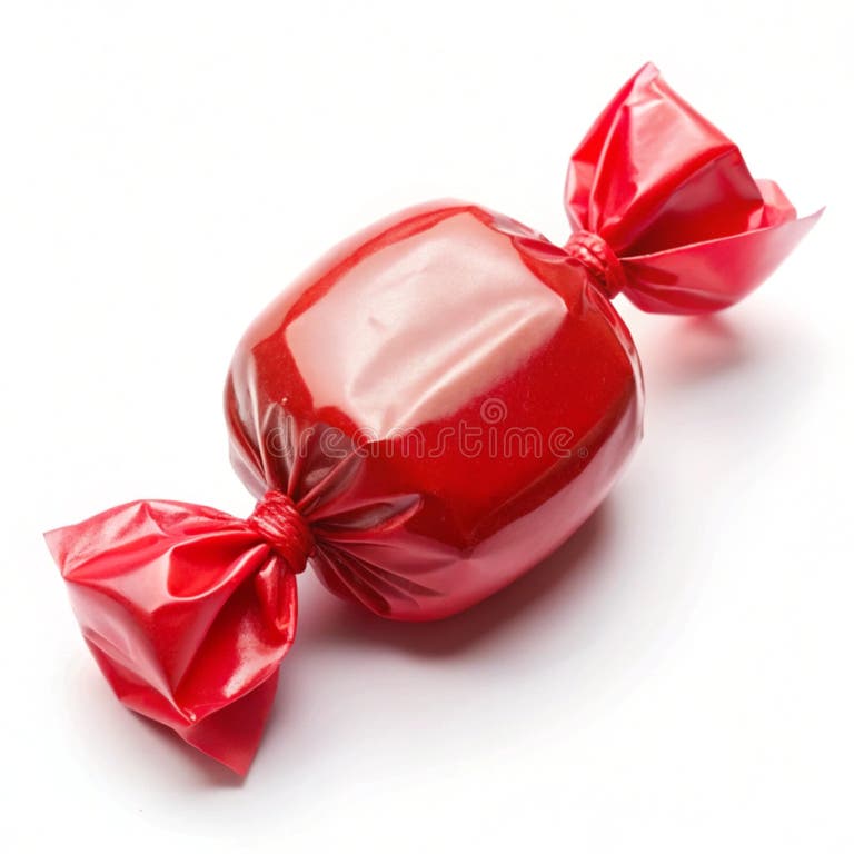 Red wrapped candy stock image. Image of candy, childhood - 361771499