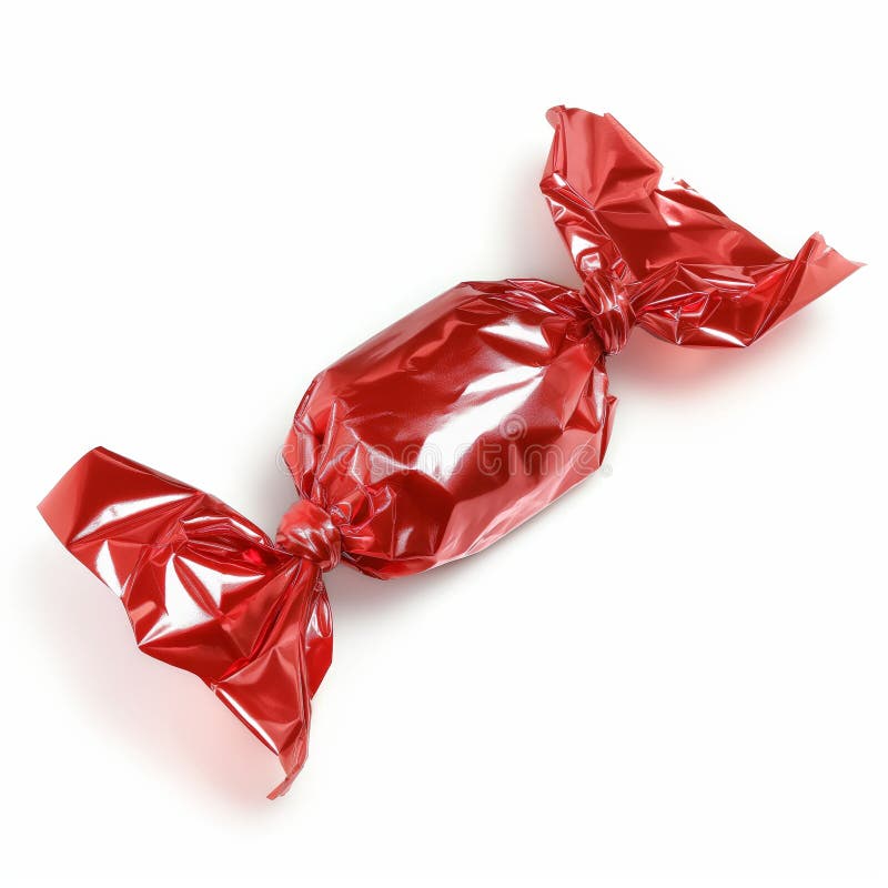 Red Wrapped Candy stock photo. Image of temptation, bright - 314558598