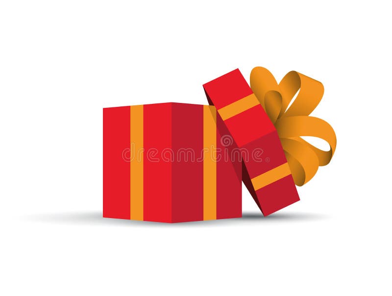 Unwrapped Present stock illustration. Illustration of caucasian - 41195023