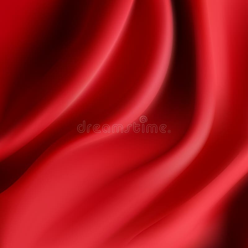 Red Wrinkled Fabric. Texture Sample. Textile. Abstract Illustration ...