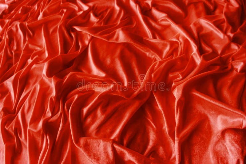 Red Velvet Fabric stock image. Image of ripple, textile - 2257193
