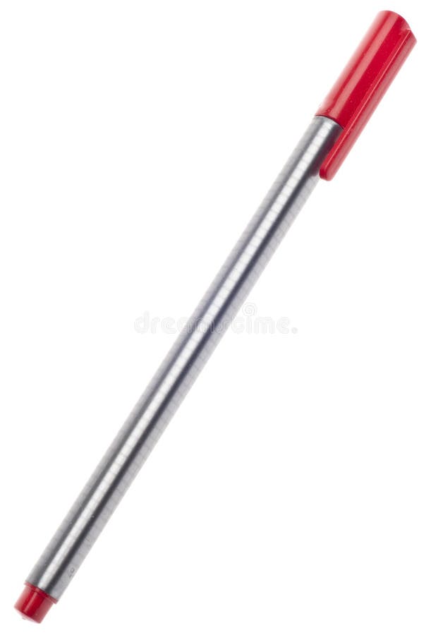 Red Writing Pen stock photo. Image of write, object, business - 18399168
