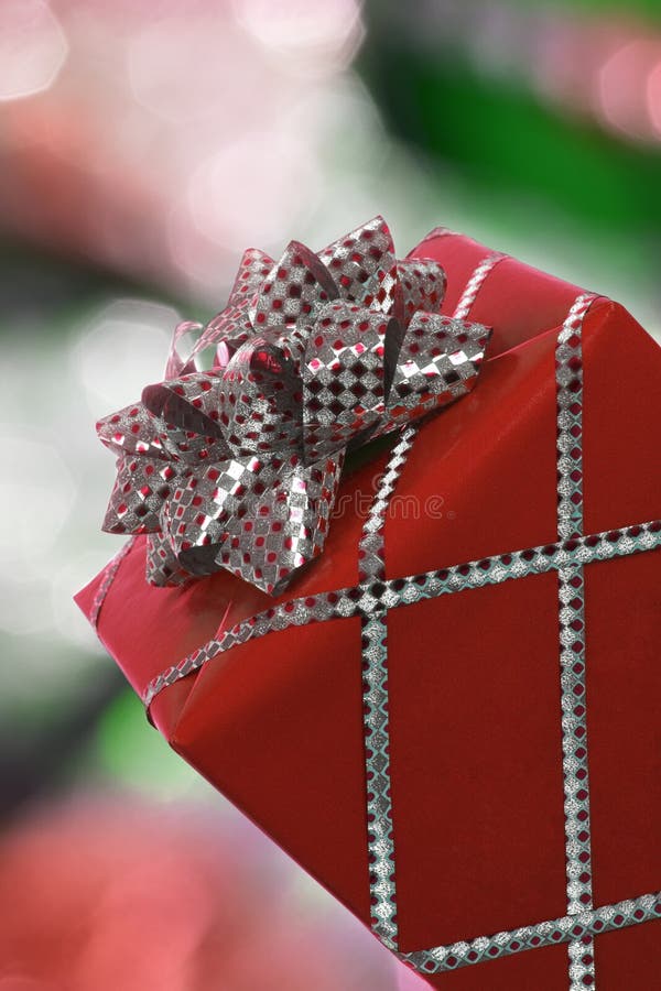 Red xmas gift stock photo. Image of christmas, gift, wrapped - 26372798