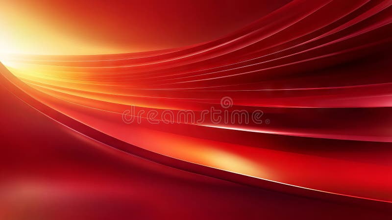 A Red and Yellow Abstract Background with Curved Lines Stock Photo ...