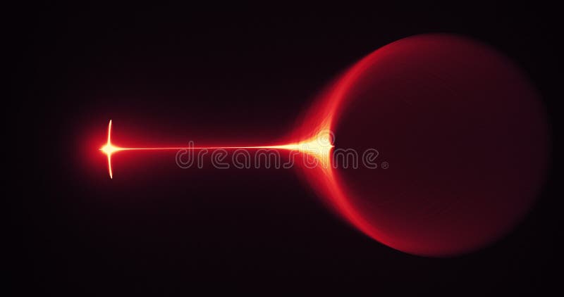 Red and Yellow Abstract Lines Curves Particles Background Stock ...