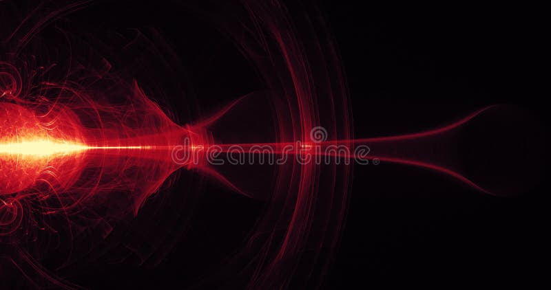 Red and Yellow Abstract Lines Curves Particles Background Stock ...