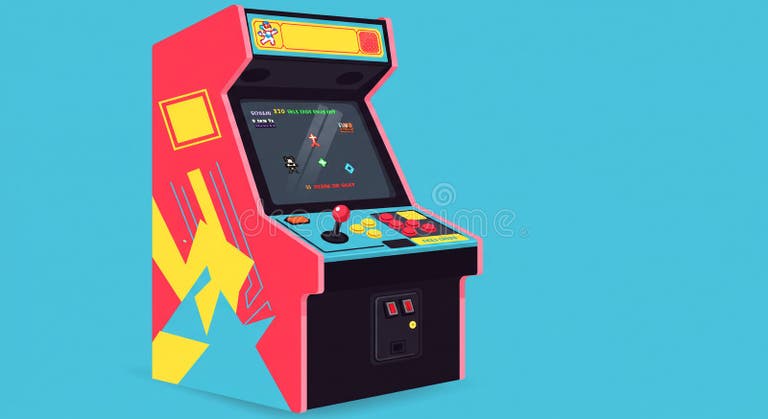 Multiple Classic Arcade Machines Stock Illustrations – 10 Multiple ...