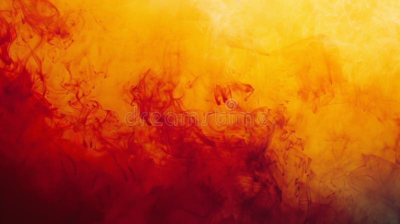 Red and Yellow Background Filled with Smoke Stock Illustration ...