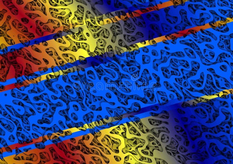 Red Yellow and Blue Graphic Background Beautiful Elegant Illustration ...
