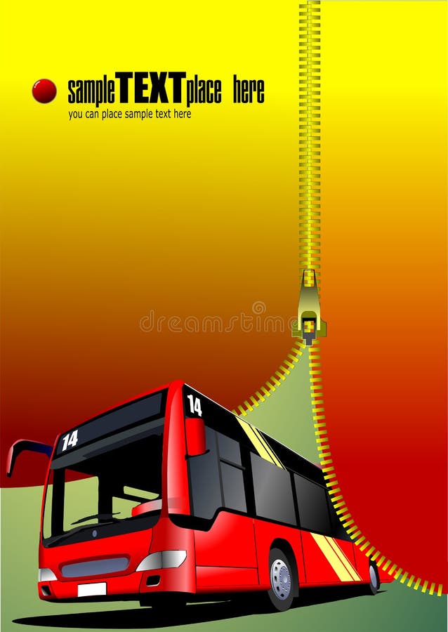 Yellow city bus stock vector. Illustration of coach, auto - 46944831