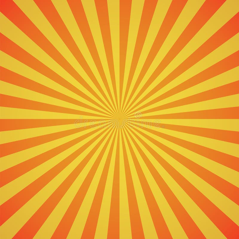 Red Yellow Pop Art Retro Background Cartoon Lightning Blast Radi Stock ...