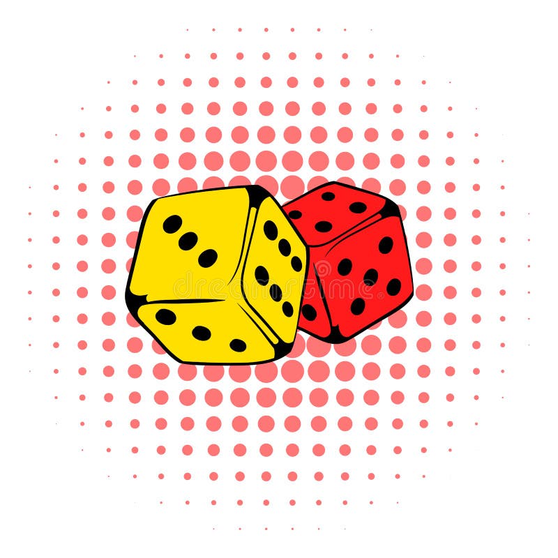 Yellow Dice with Question Marks on Their Faces Background. 3d ...