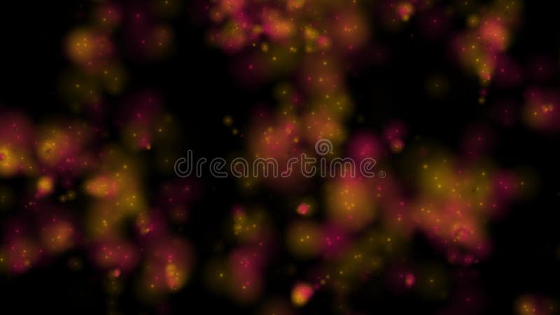 Red and Yellow Dot Flow Glow Effect Stock Video - Video of bright ...