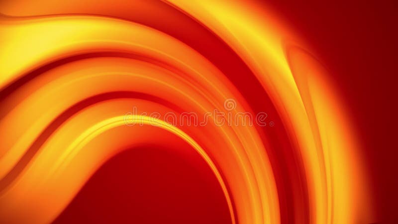A Red Yellow Gradient of a Bright Fire Color Changes Slowly and ...