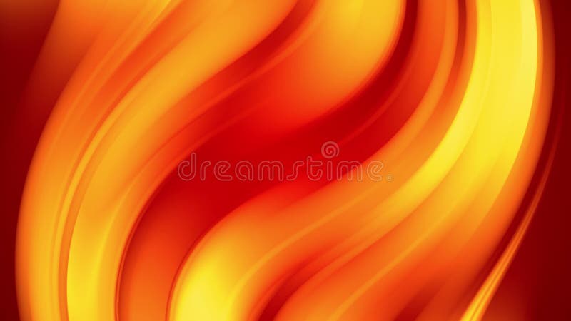A Red Yellow Gradient of a Bright Fire Color Changes Slowly and ...