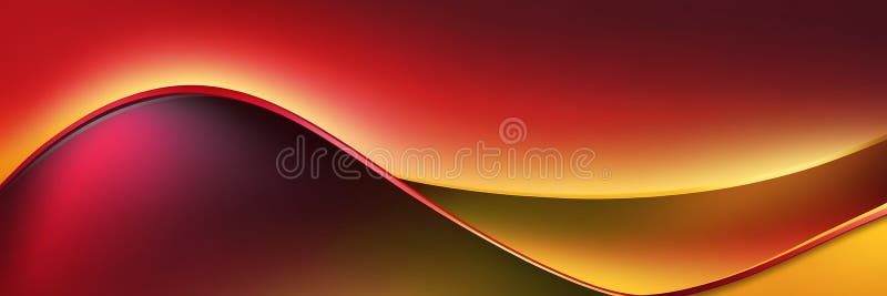 Red Yellow Gradient Luxury Smooth Shiny Metal Theme Curves Pattern ...