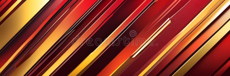 Red Yellow Gradient Smooth Shiny Metal Theme Striped Diagonal Lines and ...
