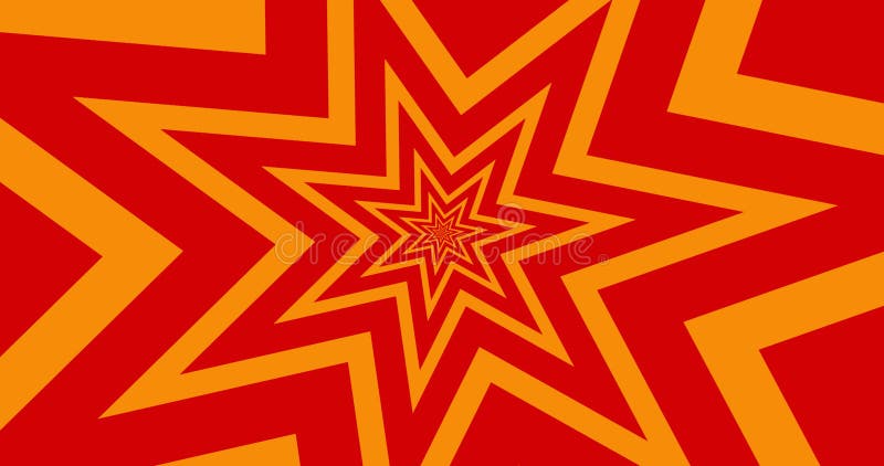 Red Yellow Gradient Star Rays Abstract Background Animation Stock Video ...