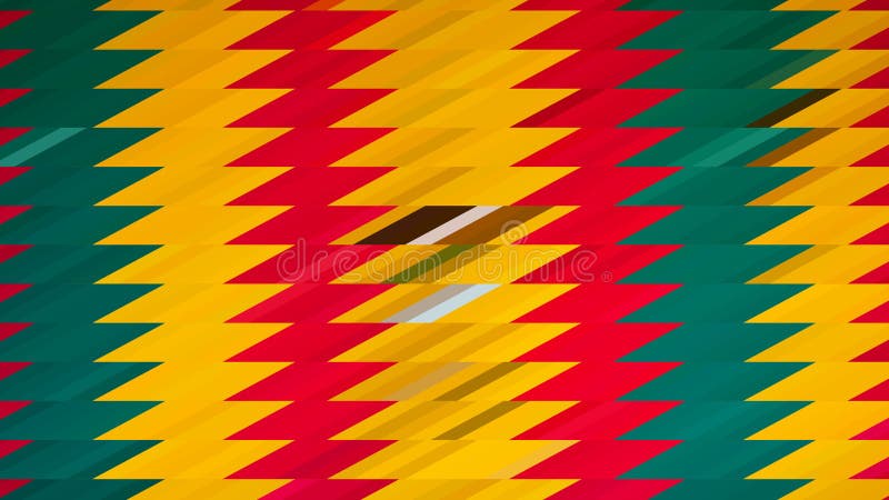 Red Yellow and Green Geometric Shapes Background Stock Vector ...