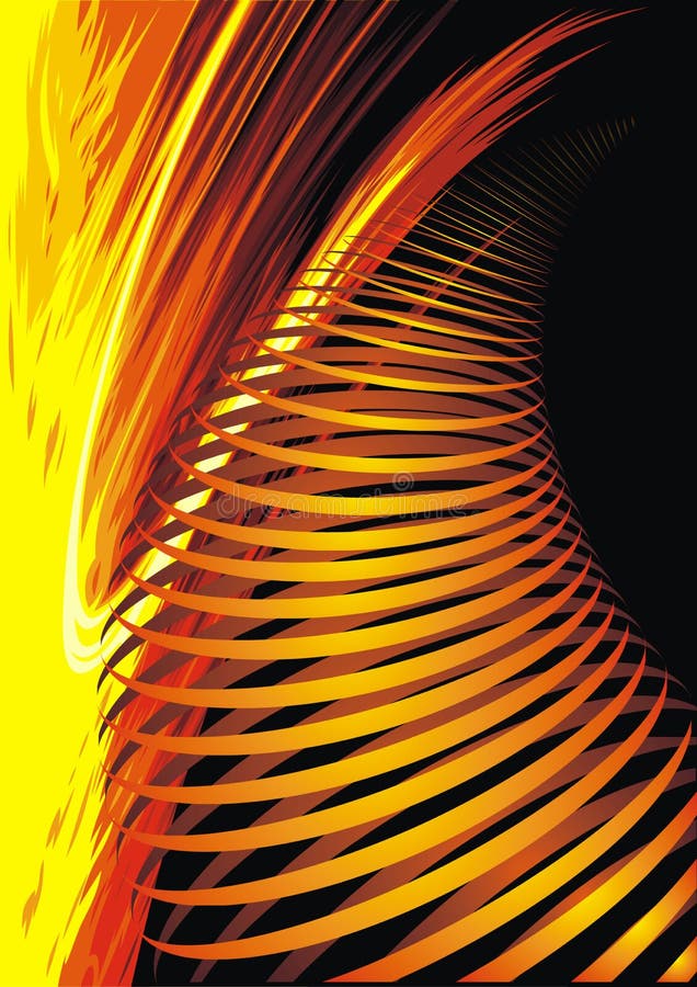 Red and Yellow Hot Background Stock Vector - Illustration of dynamic ...