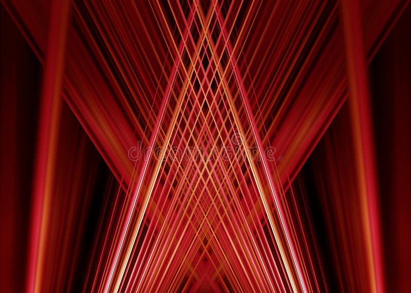 Red light beams background stock illustration. Illustration of shining ...