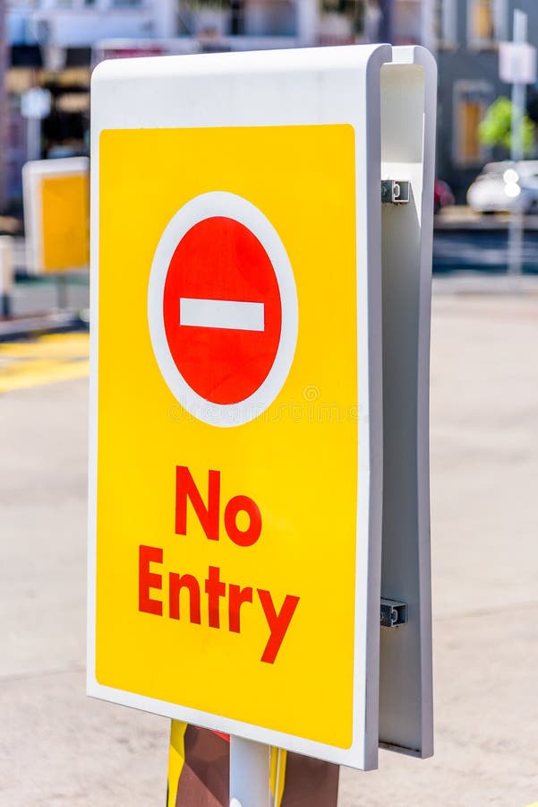 A Yellow Road Sign with the Word DETOUR Stock Photo - Image of safety ...