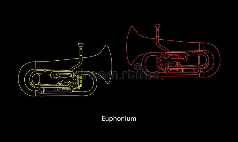 Euphonium Drawing Stock Illustrations – 49 Euphonium Drawing Stock ...