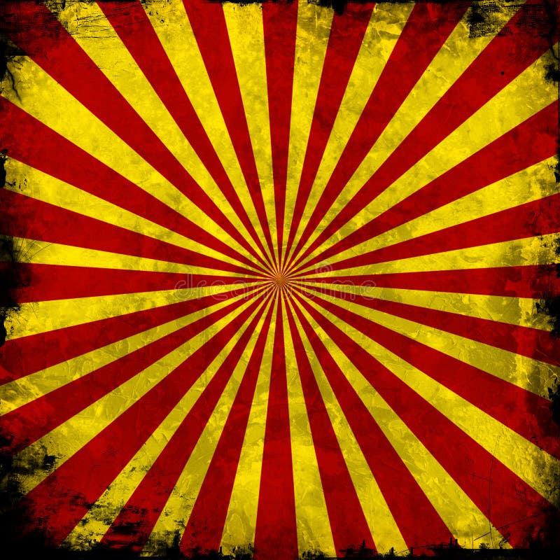 Red and Yellow Retro Circus Stock Vector - Illustration of celebration ...