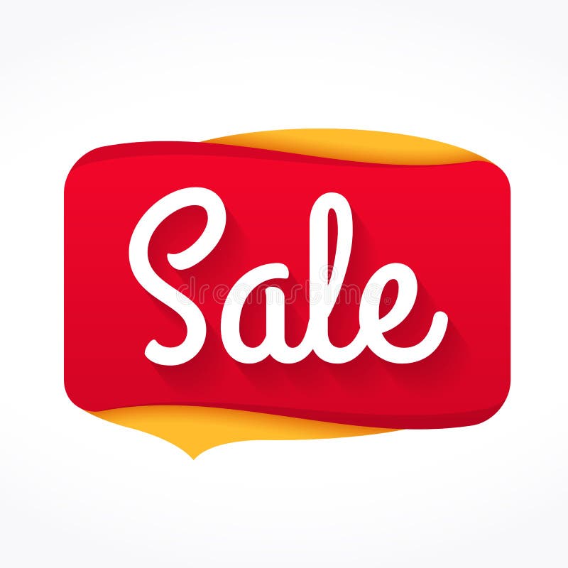 Yellow Sale Banners stock vector. Illustration of concept - 72174727