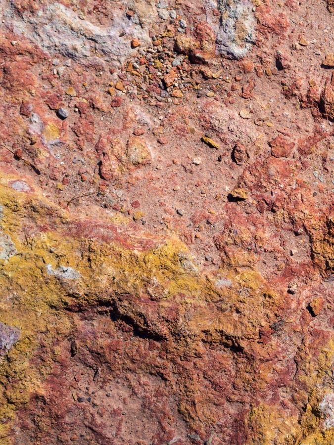 Red and Yellow Sandstone Background Stock Image - Image of granite ...