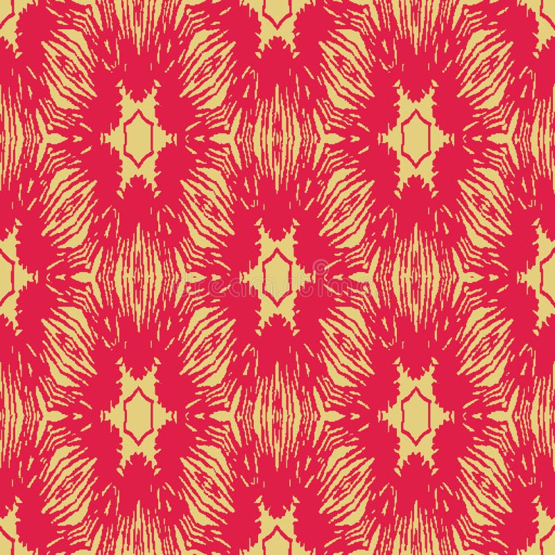 Red and Yellow Seamless Vector Abstract Pattern Stock Vector ...