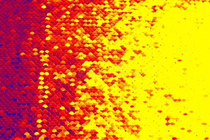 Red and Yellow Sequin Background. Stock Photo - Image of dress, cloth ...
